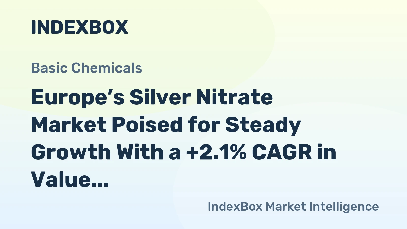 Europe’s Silver Nitrate Market Poised for Steady Growth With a +2.1% CAGR in Value Through 2035