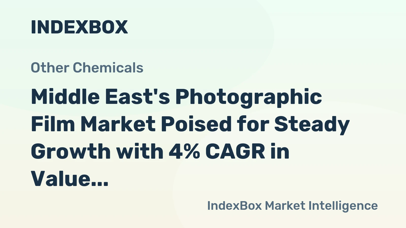 Middle East's Photographic Film Market Poised for Steady Growth with 4% CAGR in Value