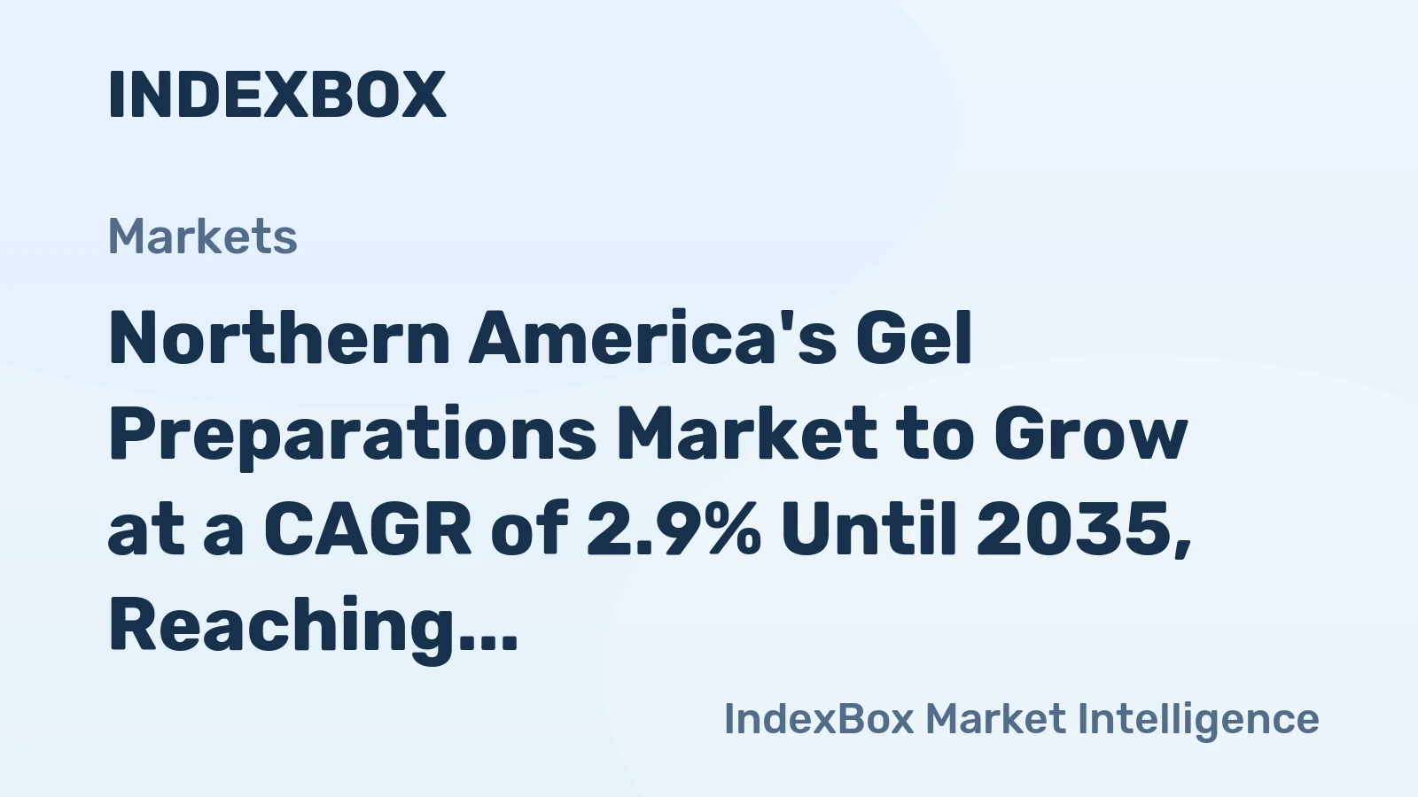 Northern America's Gel Preparations Market to Grow at a CAGR of 2.9% Until 2035, Reaching a Volume of 27K Tons