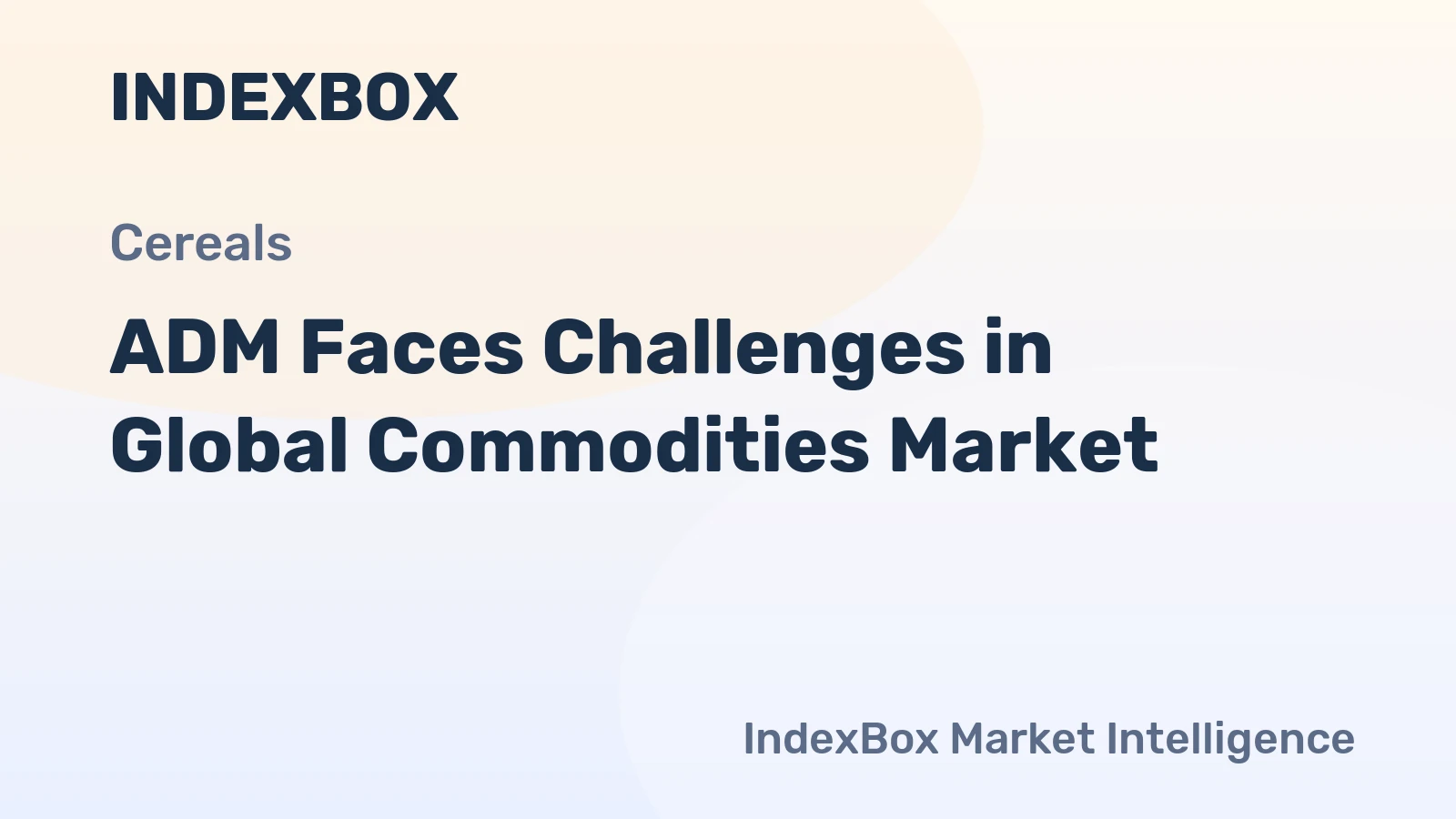 ADM Faces Challenges in Global Commodities Market