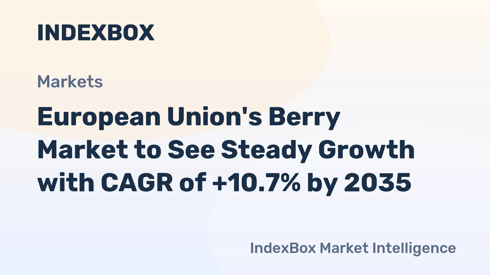 European Union's Berry Market to See Steady Growth with CAGR of +10.7% by 2035