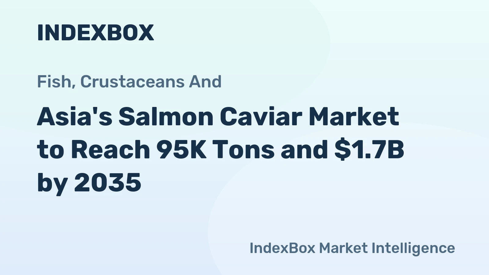 Asia's Salmon Caviar Market to Reach 95K Tons and $1.7B by 2035