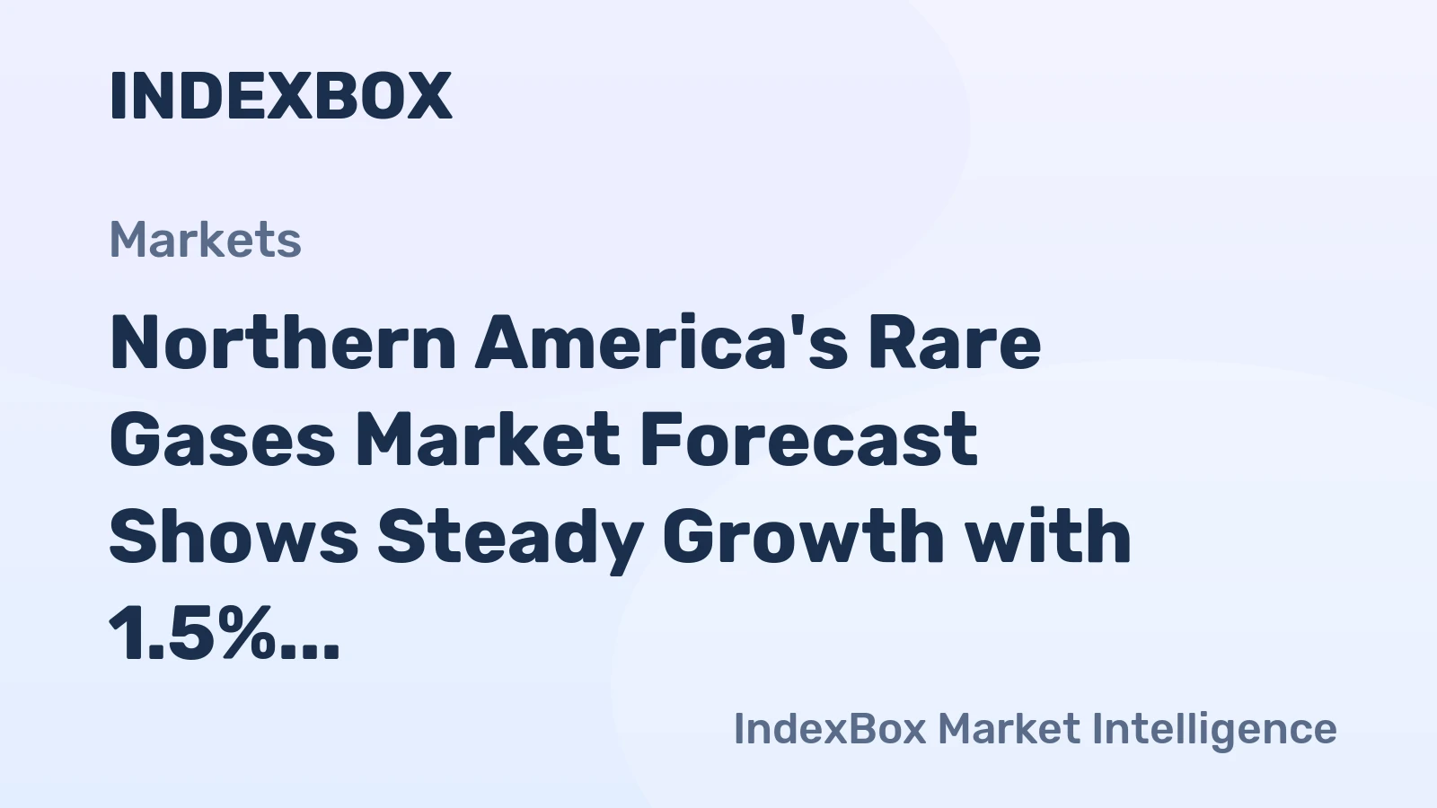 Northern America's Rare Gases Market Forecast Shows Steady Growth with 1.5% Volume CAGR Through 2035