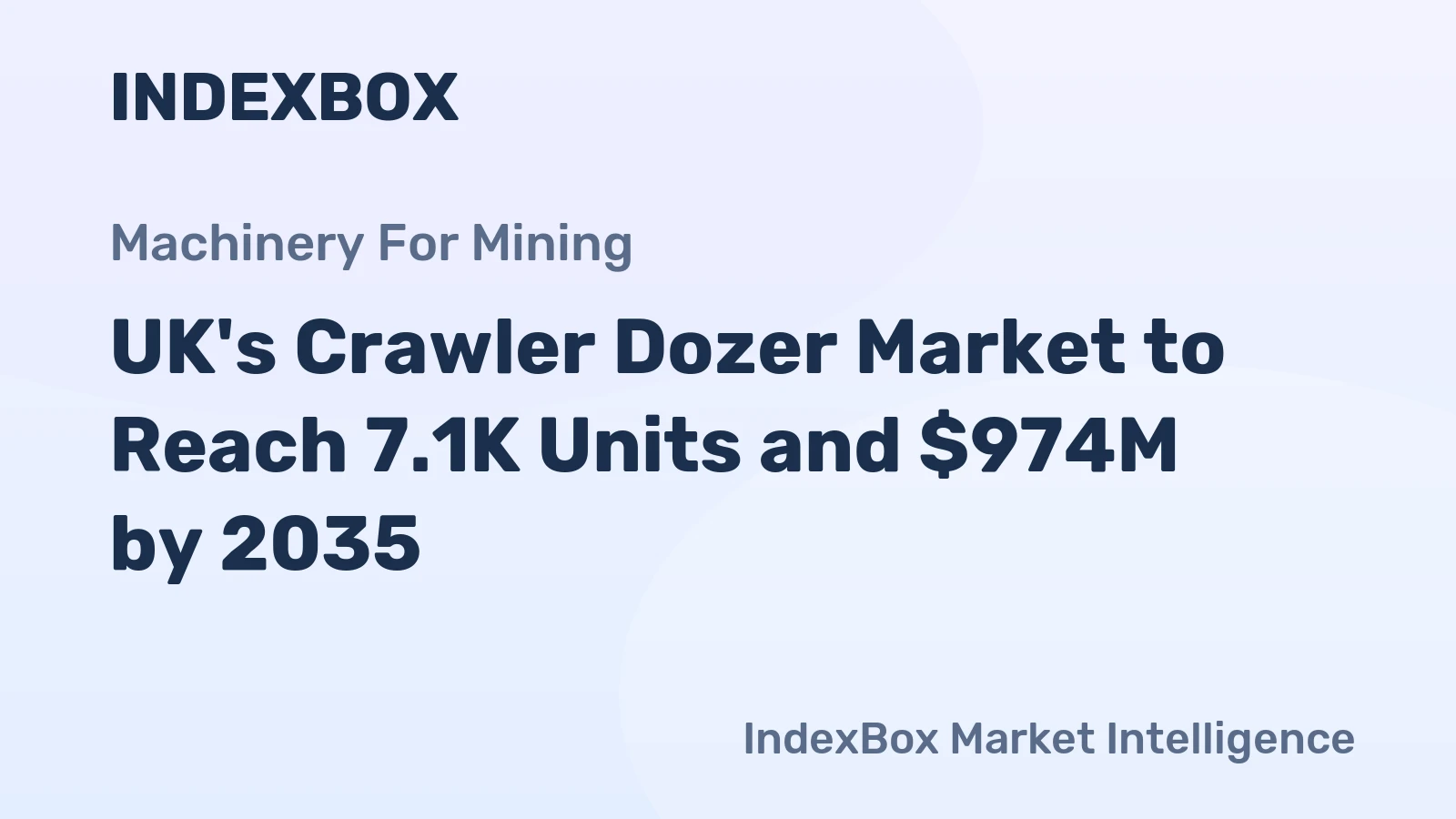 UK's Crawler Dozer Market to Reach 7.1K Units and $974M by 2035