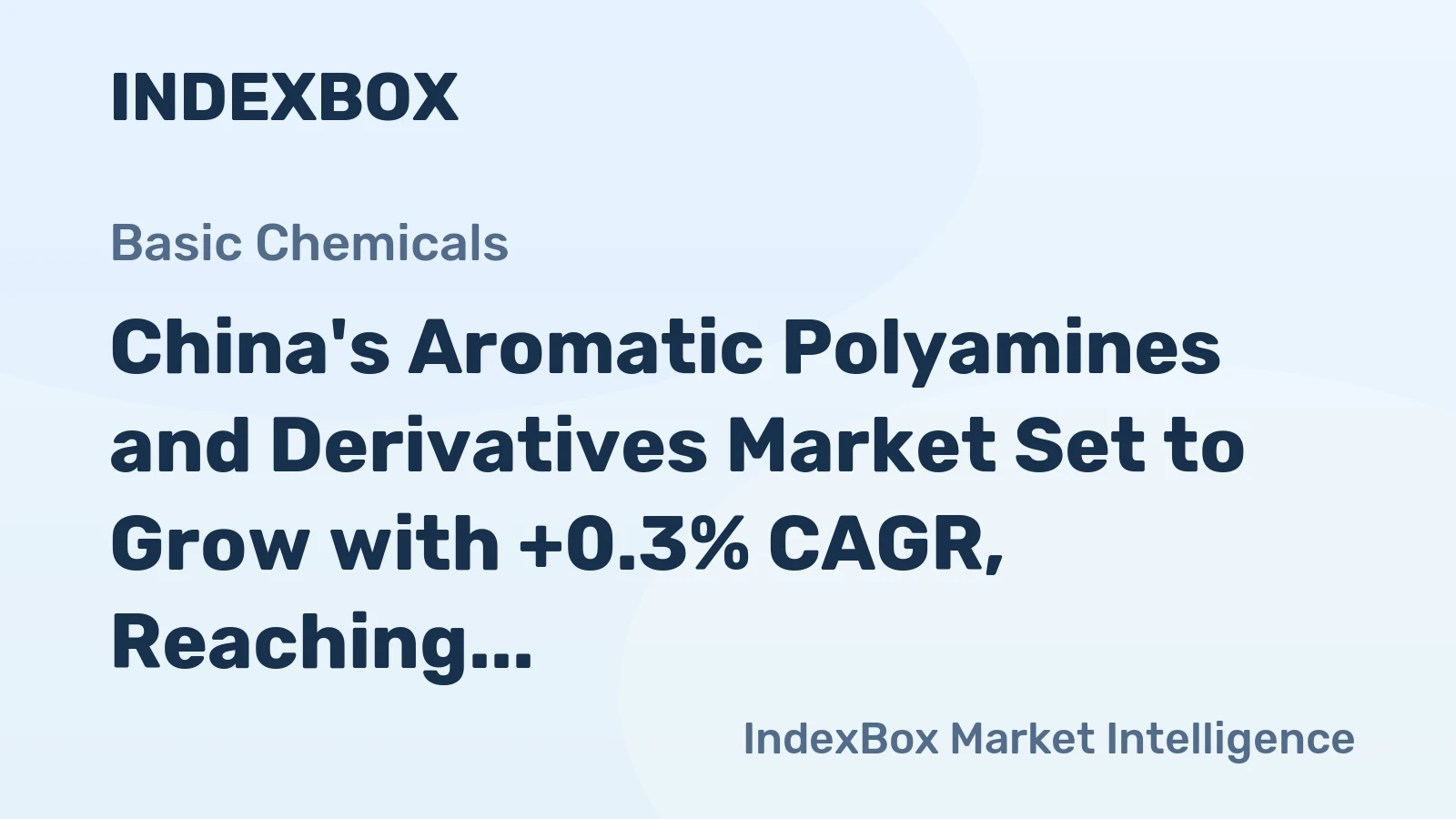 China's Aromatic Polyamines and Derivatives Market Set to Grow with +0.3% CAGR, Reaching 169K Tons by 2035