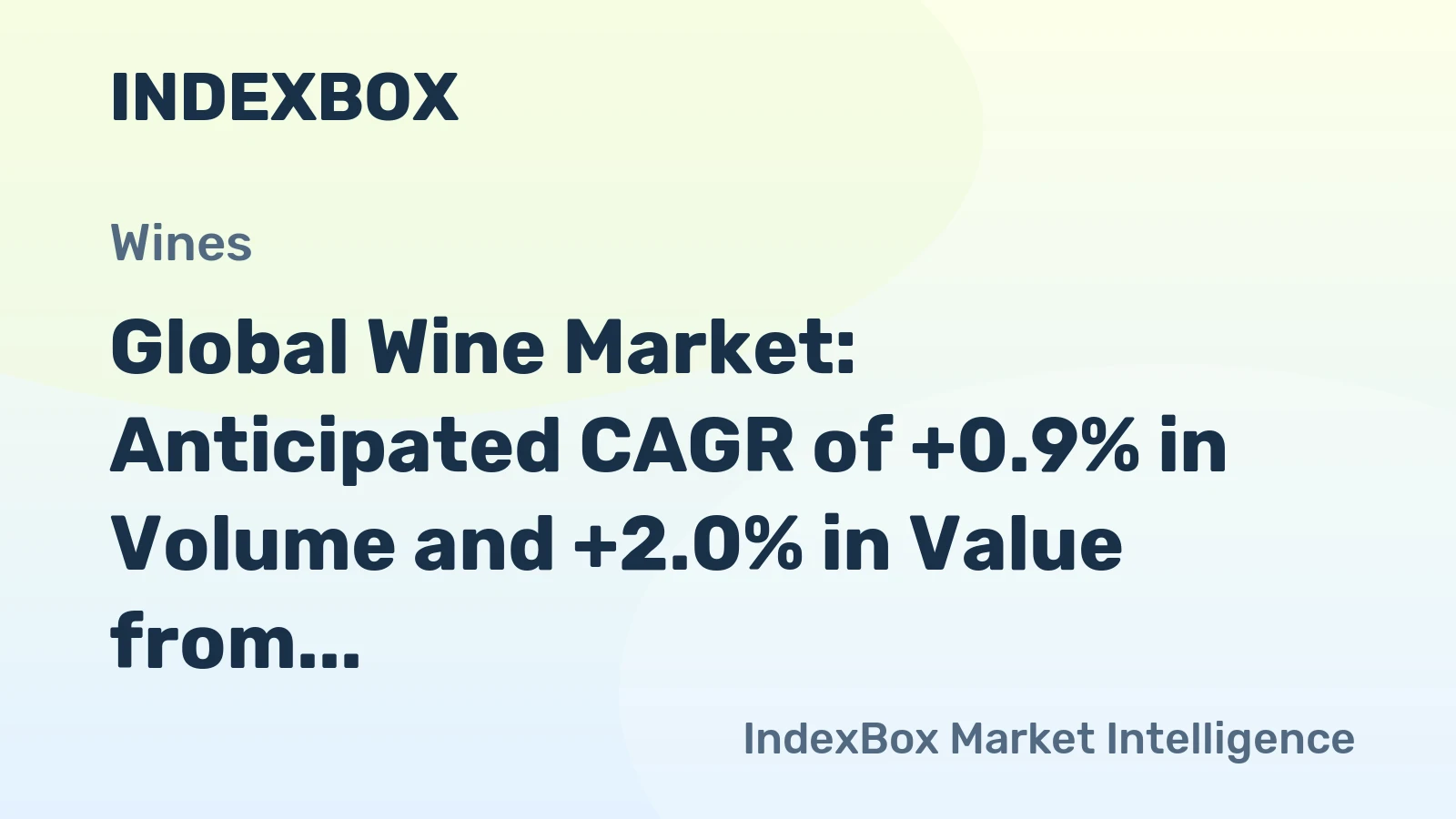 Global Wine Market: Anticipated CAGR of +0.9% in Volume and +2.0% in Value from 2024 to 2035