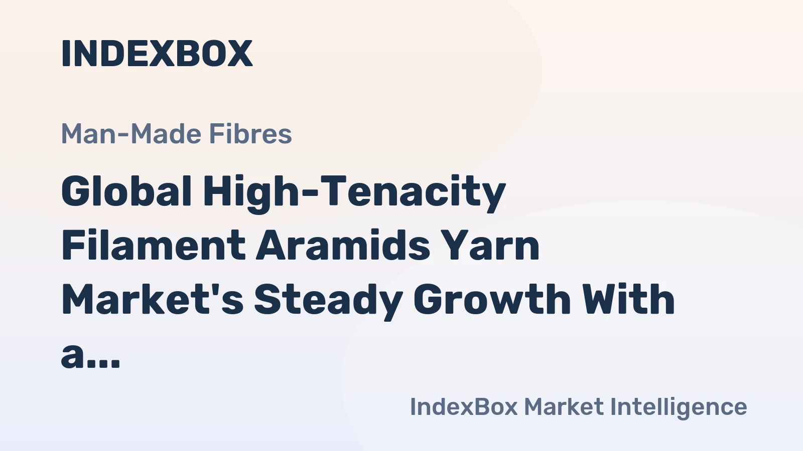 Global High-Tenacity Filament Aramids Yarn Market's Steady Growth With a 2.4% CAGR in Value