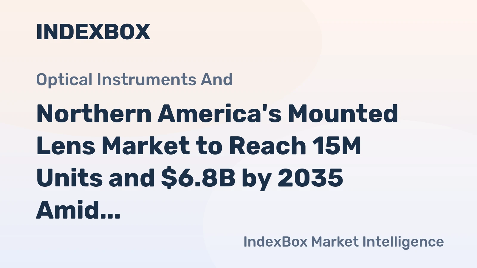 Northern America's Mounted Lens Market to Reach 15M Units and $6.8B by 2035 Amid Rising Imports