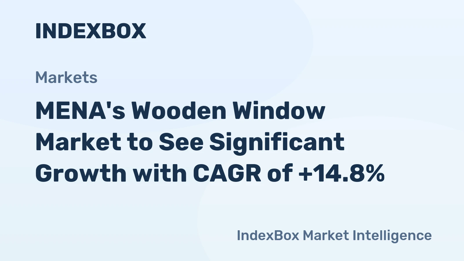 MENA's Wooden Window Market to See Significant Growth with CAGR of +14.8%