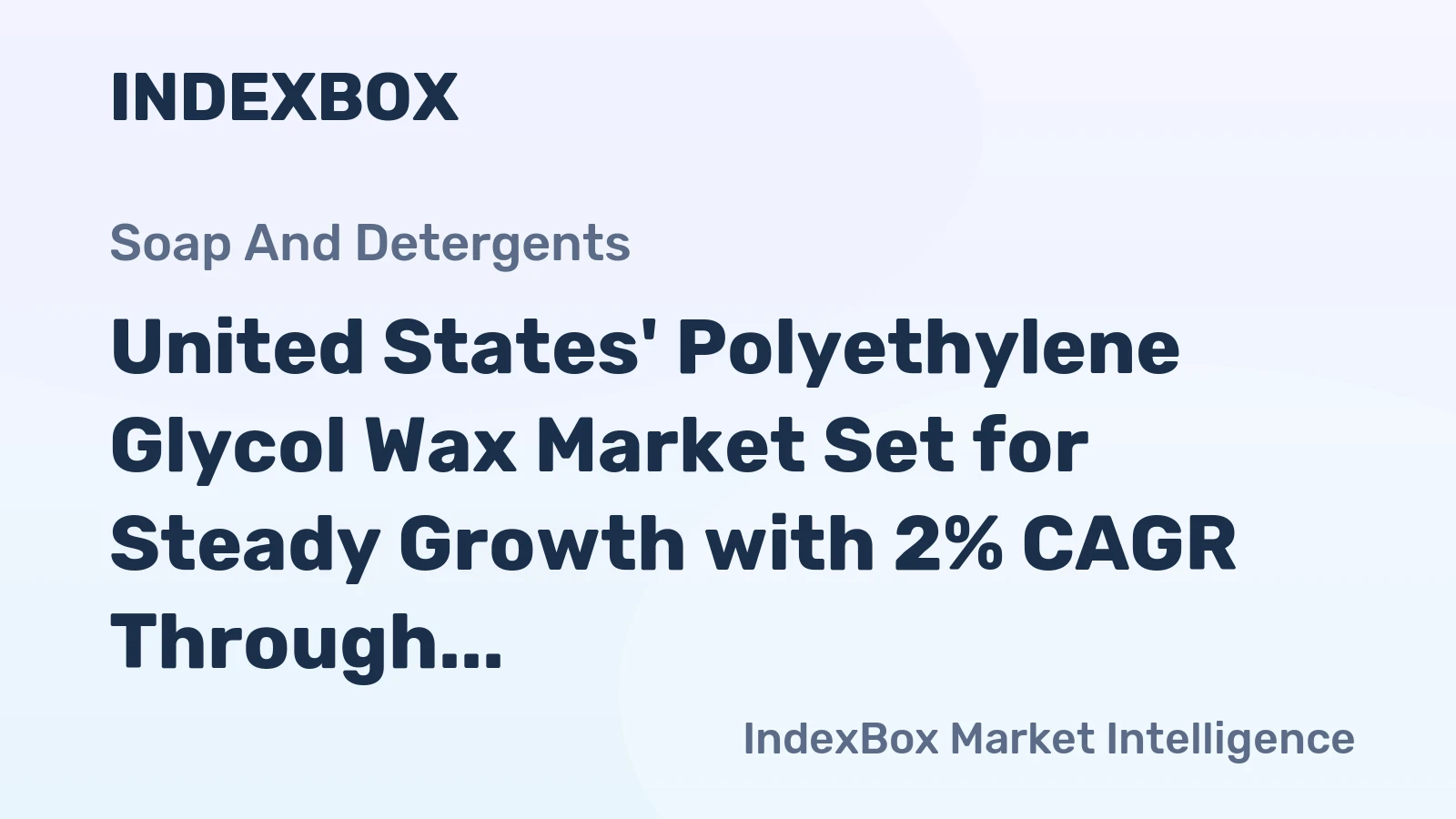 United States' Polyethylene Glycol Wax Market Set for Steady Growth with 2% CAGR Through 2035
