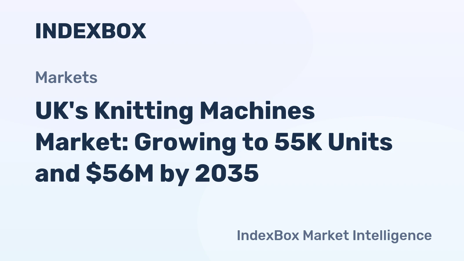 UK's Knitting Machines Market: Growing to 55K Units and $56M by 2035