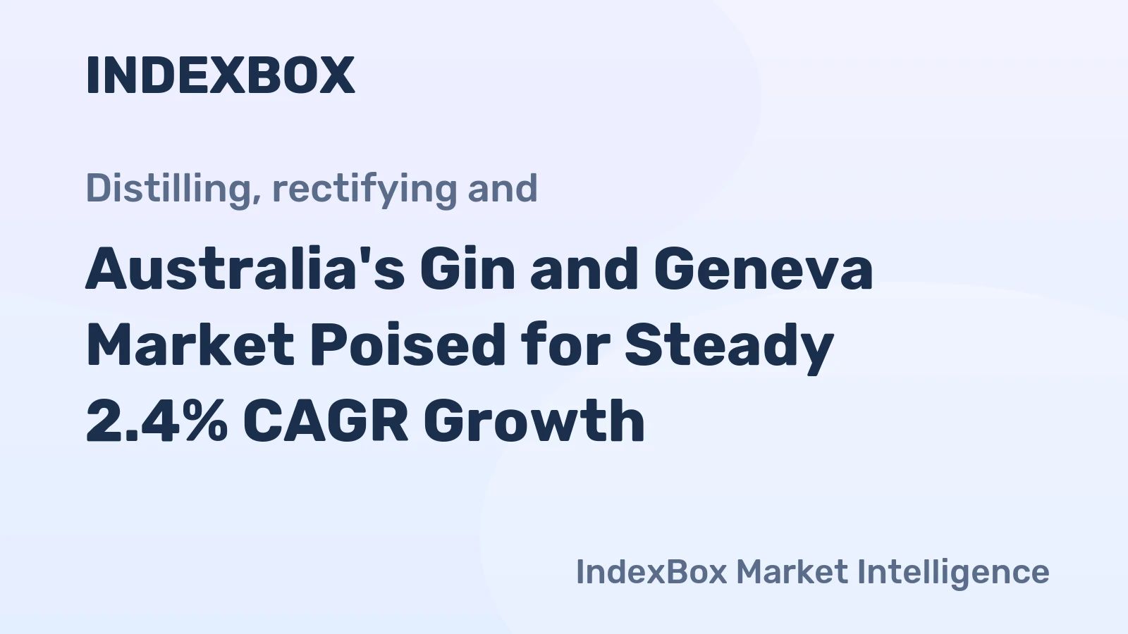 Australia's Gin and Geneva Market Poised for Steady 2.4% CAGR Growth