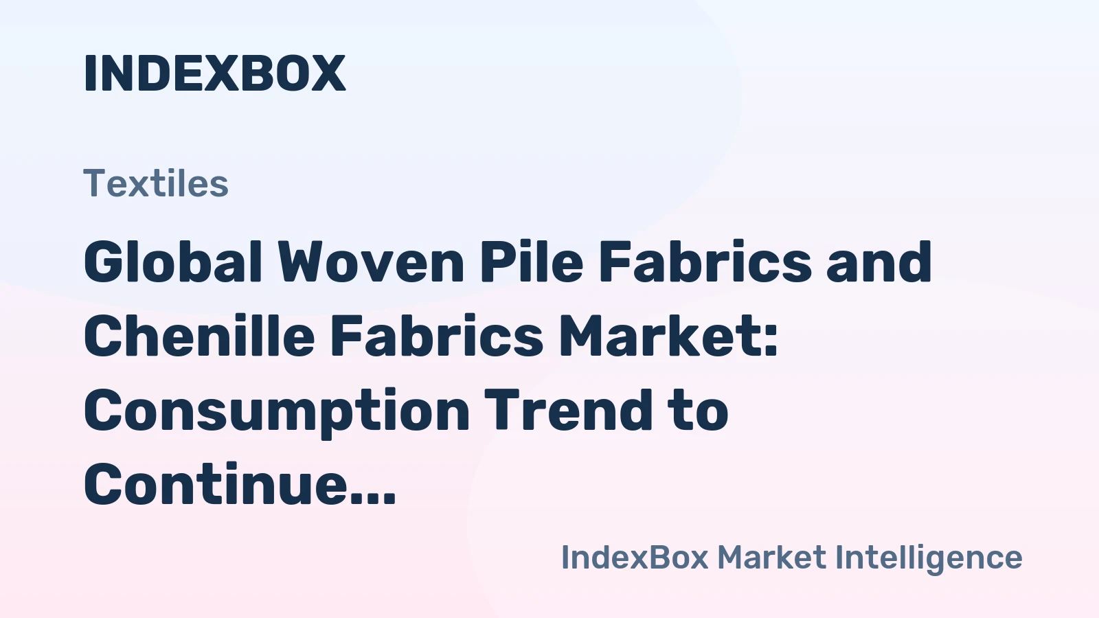 Global Woven Pile Fabrics and Chenille Fabrics Market: Consumption Trend to Continue with Volume Reaching 412K Tons and Value Reaching $3.2B by 2035