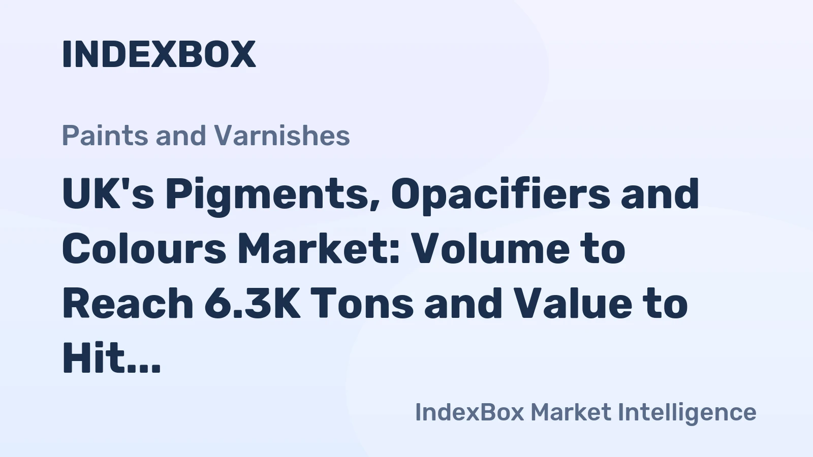 UK's Pigments, Opacifiers and Colours Market: Volume to Reach 6.3K Tons and Value to Hit $90M by 2035