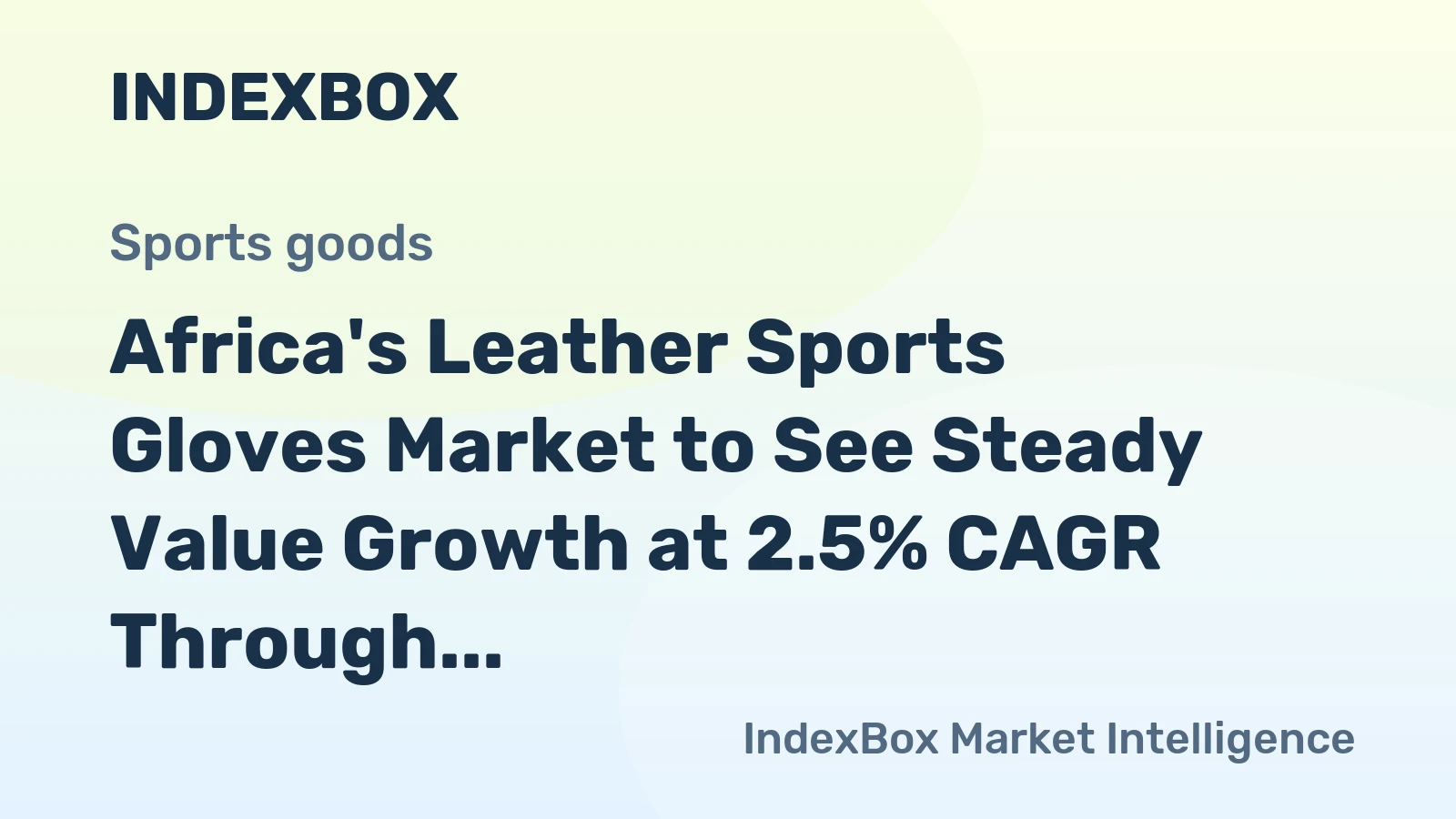 Africa's Leather Sports Gloves Market to See Steady Value Growth at 2.5% CAGR Through 2035