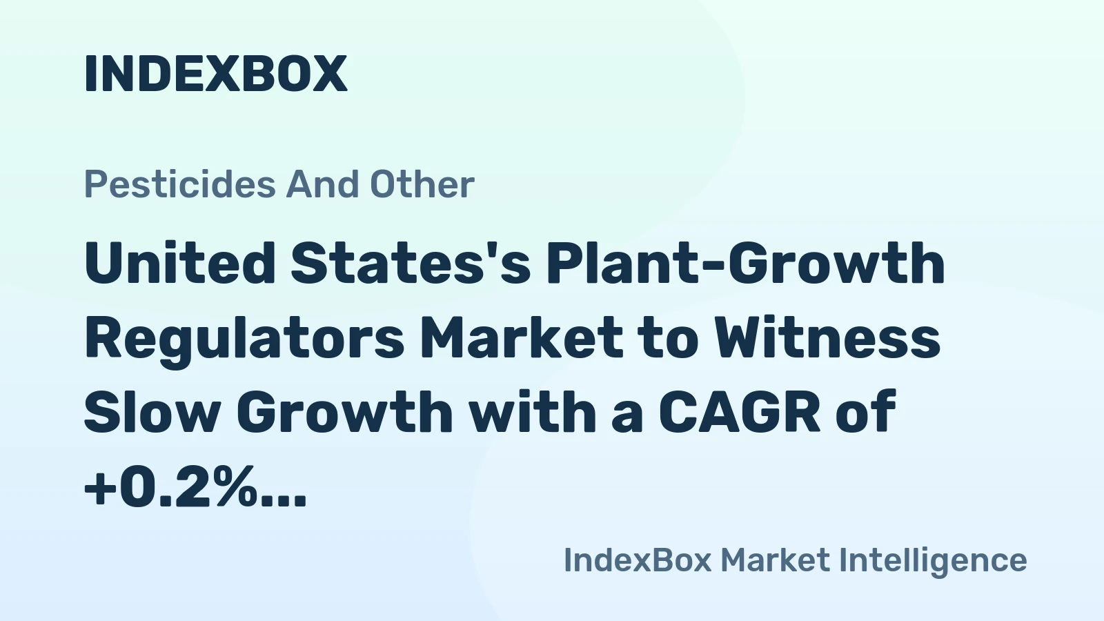 United States's Plant-Growth Regulators Market to Witness Slow Growth with a CAGR of +0.2%