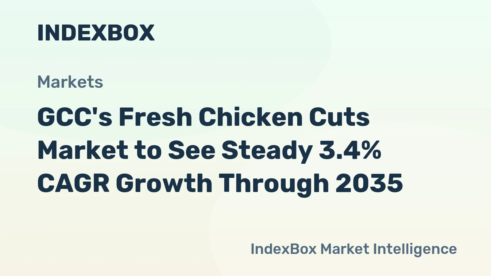 GCC's Fresh Chicken Cuts Market to See Steady 3.4% CAGR Growth Through 2035