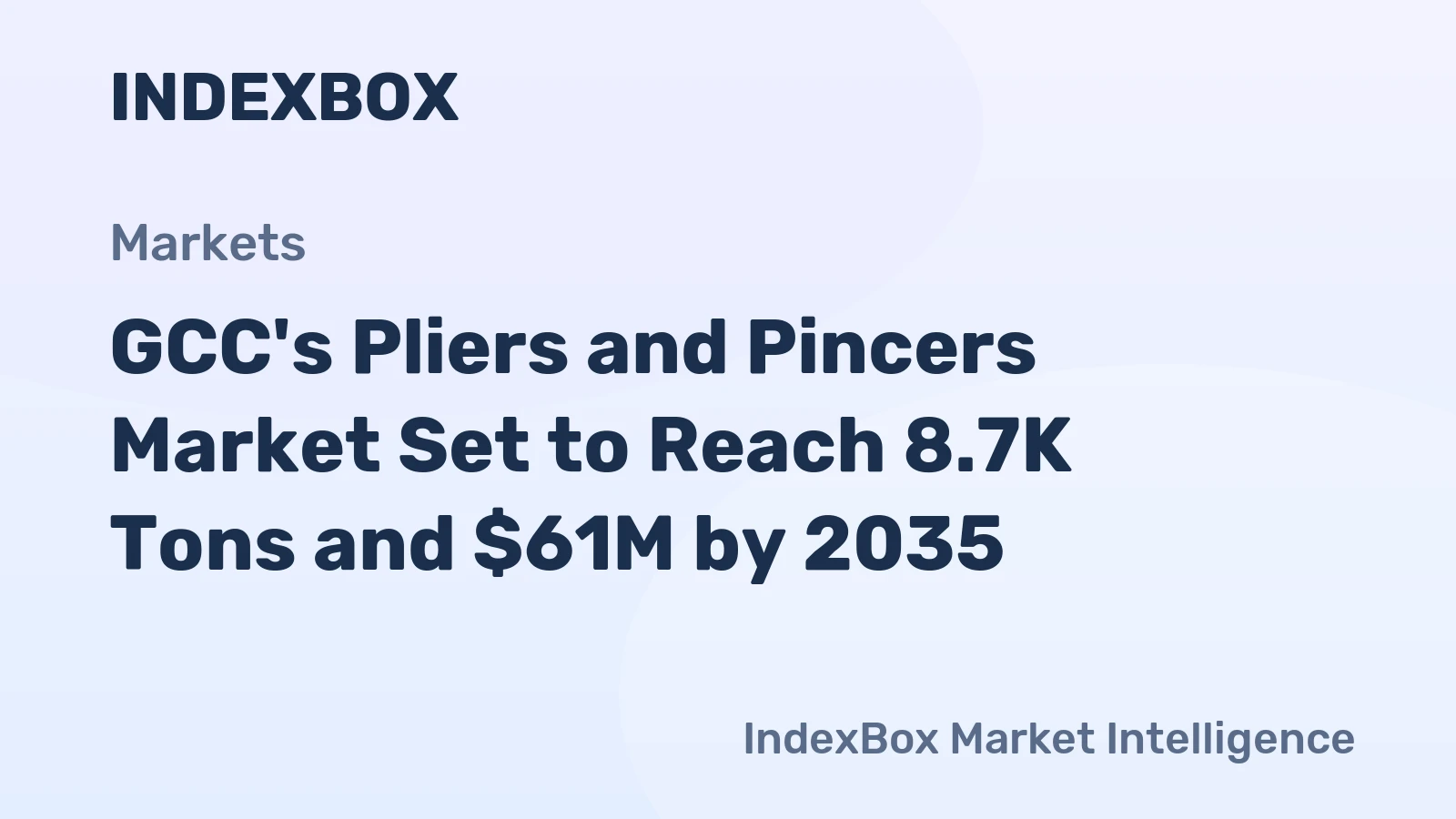 GCC's Pliers and Pincers Market Set to Reach 8.7K Tons and $61M by 2035
