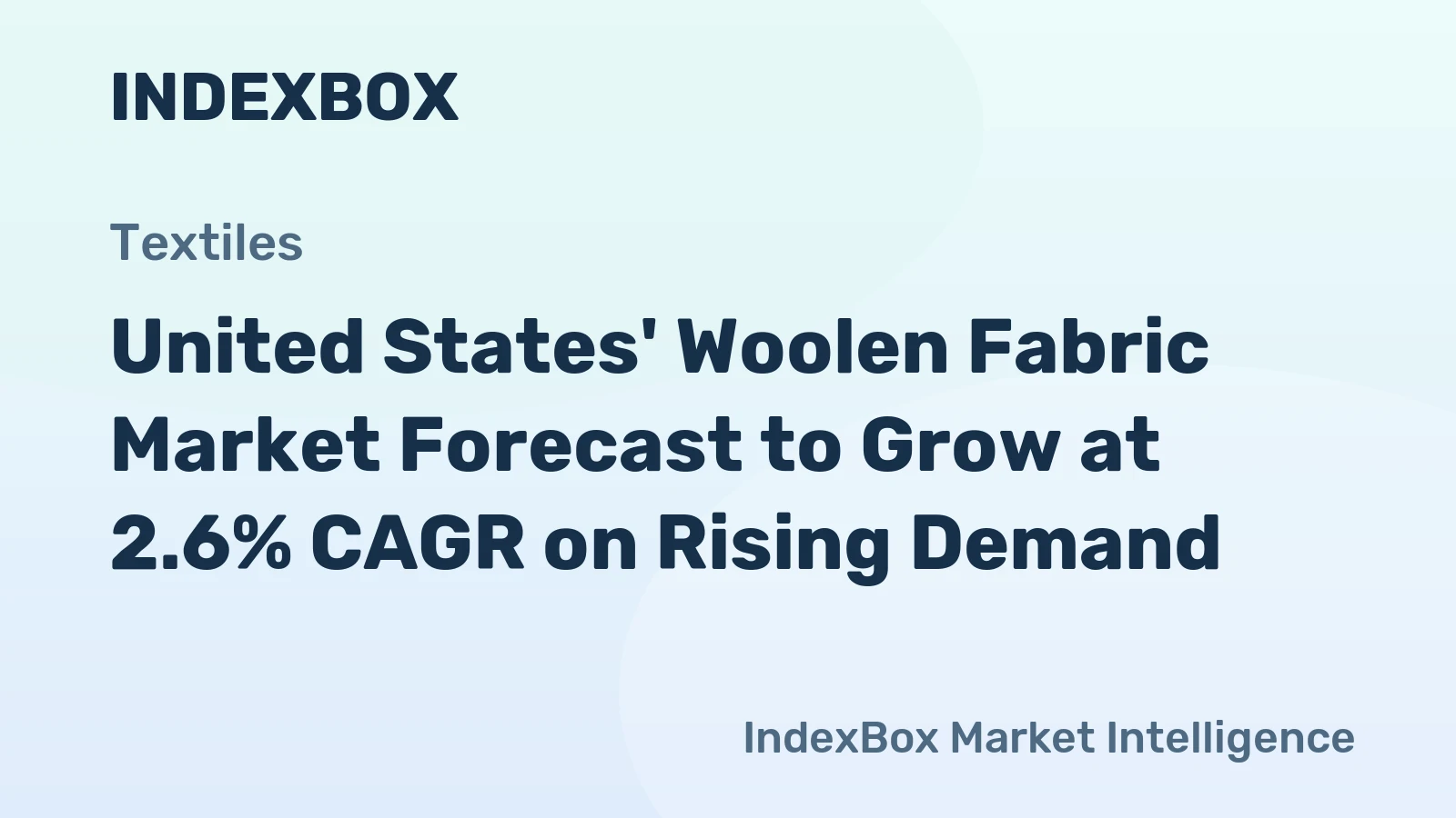 United States' Woolen Fabric Market Forecast to Grow at 2.6% CAGR on Rising Demand