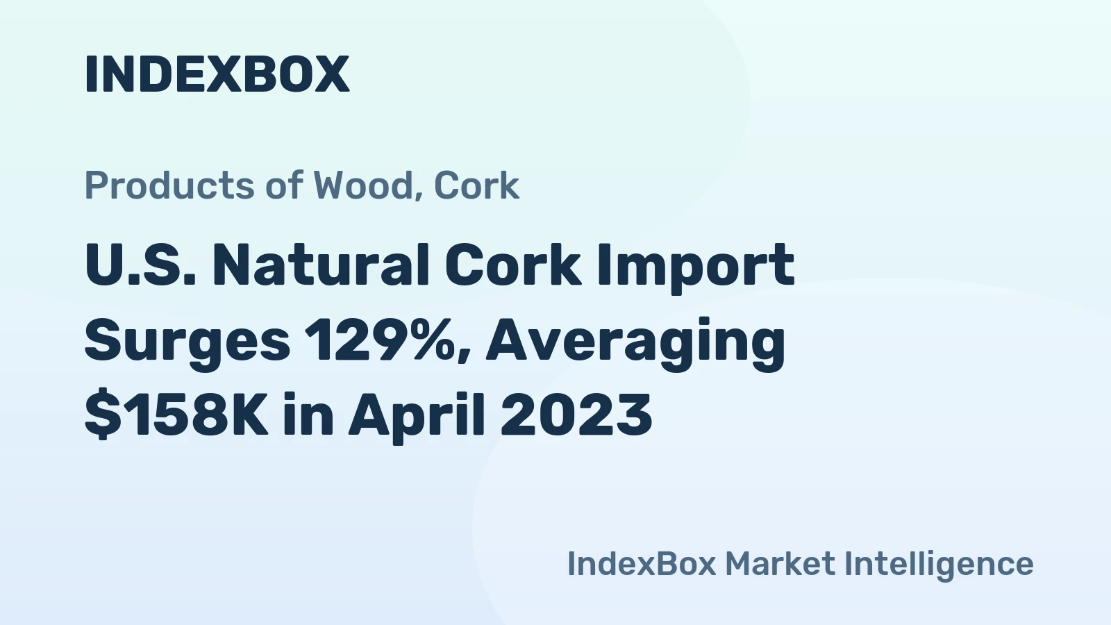 U.S. Natural Cork Import Surges 129%, Averaging $158K in April 2023