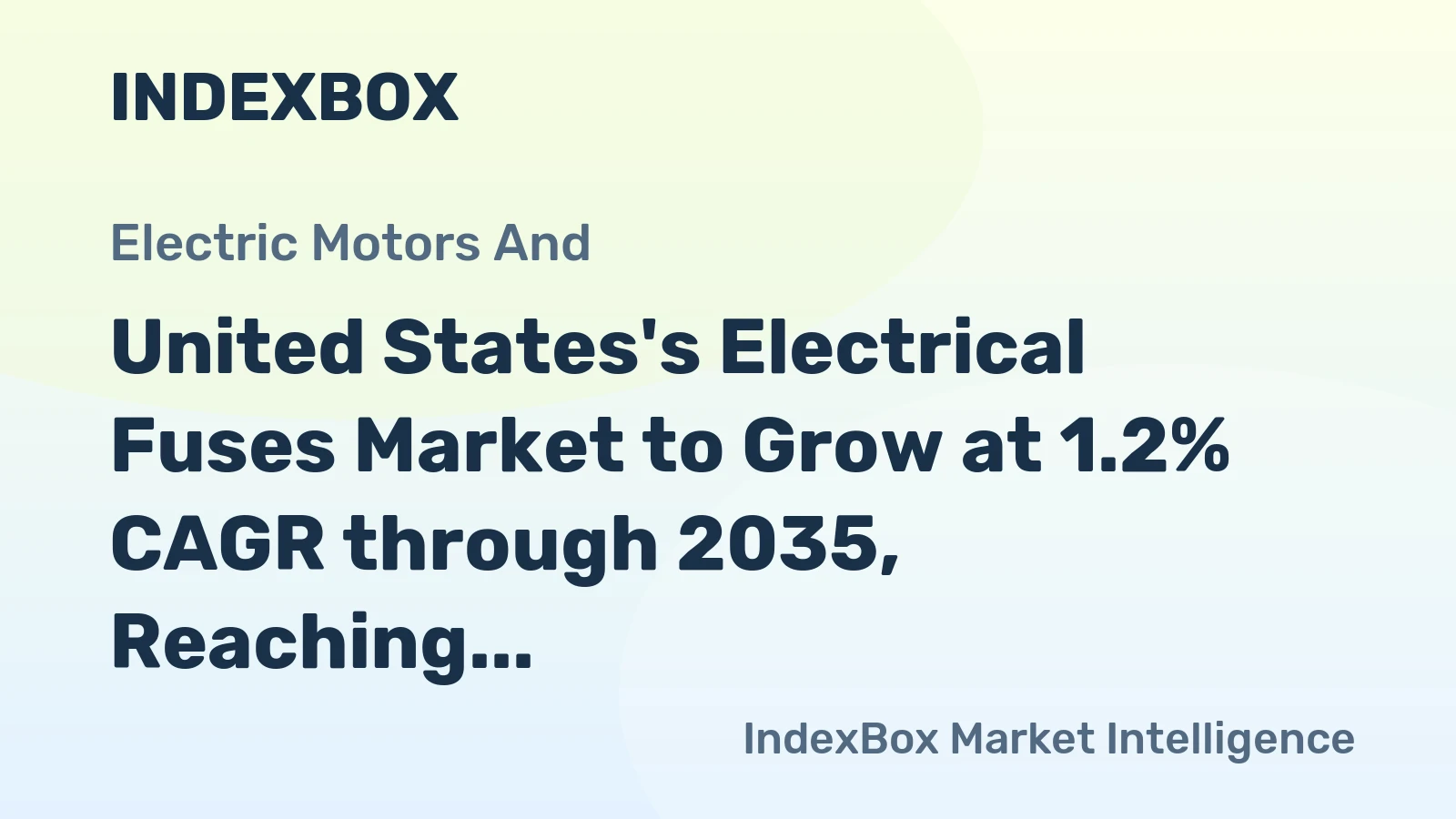 United States's Electrical Fuses Market to Grow at 1.2% CAGR through 2035, Reaching 25M Units