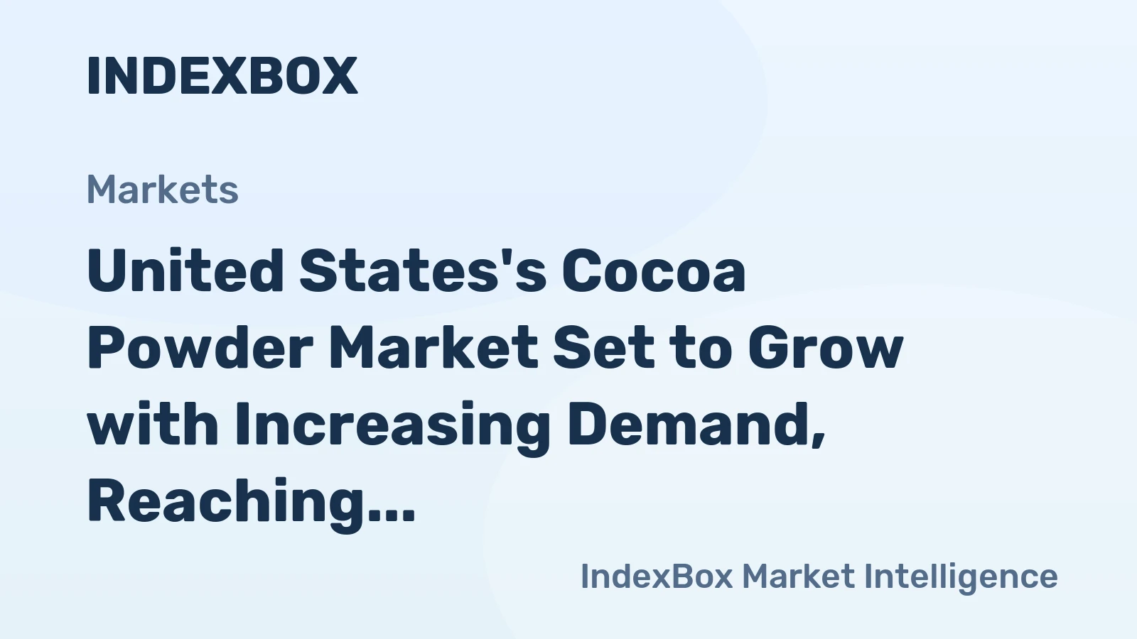 United States's Cocoa Powder Market Set to Grow with Increasing Demand, Reaching 194K Tons and $948M by 2035