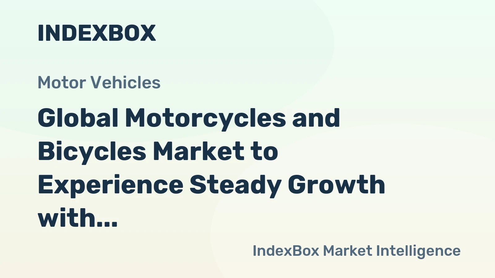 Global Motorcycles and Bicycles Market to Experience Steady Growth with CAGR of +1.6% Through 2035, Reaching $145.5B