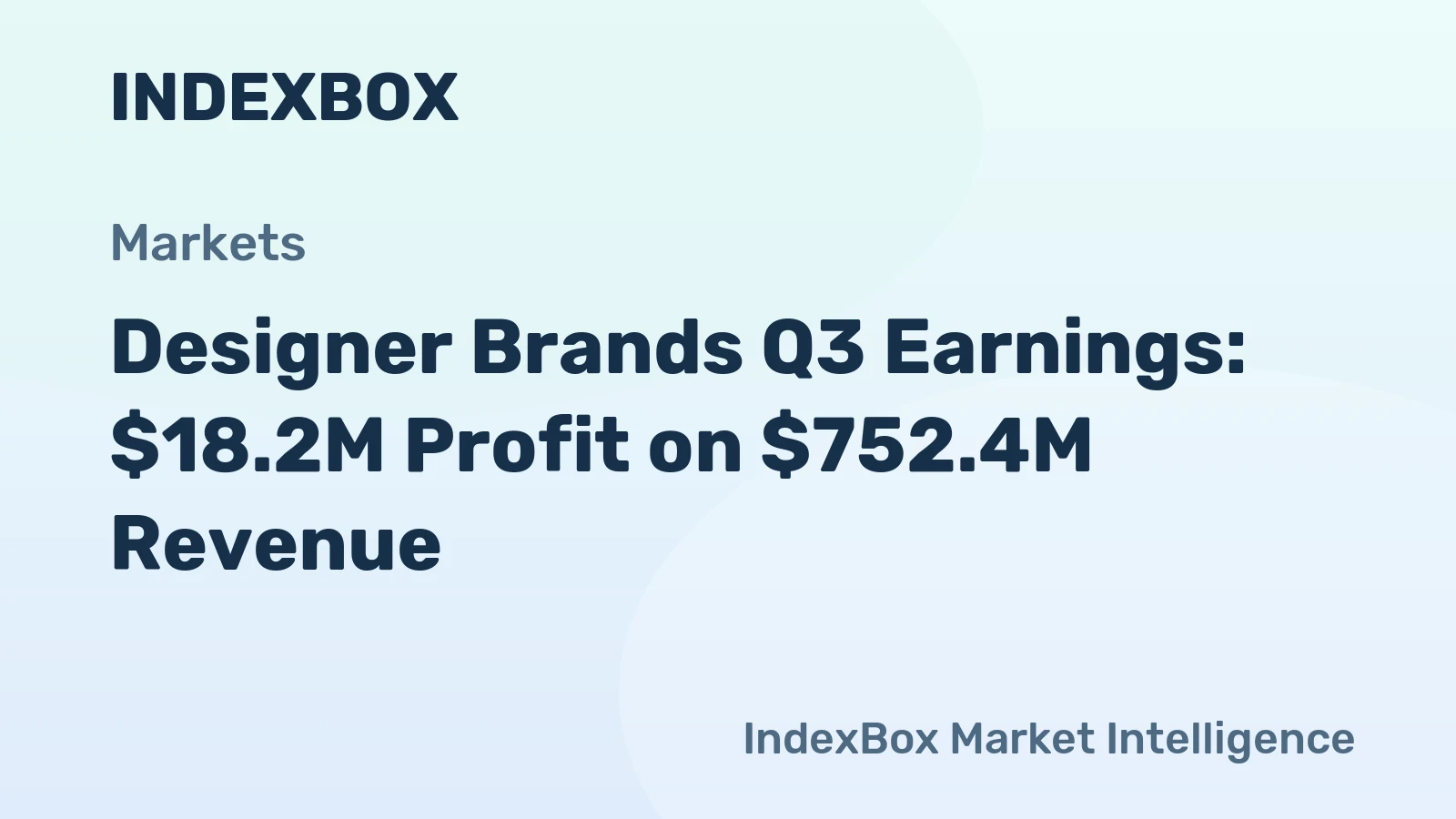 Designer Brands Q3 Earnings: $18.2M Profit on $752.4M Revenue