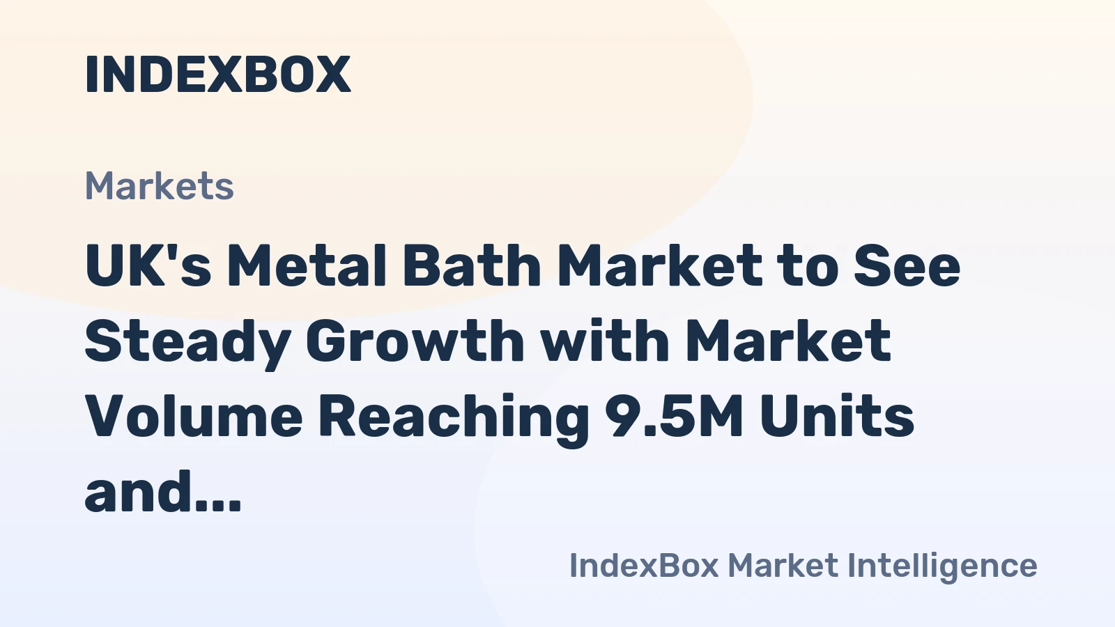 UK's Metal Bath Market to See Steady Growth with Market Volume Reaching 9.5M Units and Value Hitting $42M by 2035