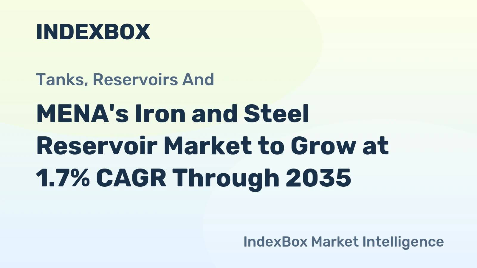 MENA's Iron and Steel Reservoir Market to Grow at 1.7% CAGR Through 2035
