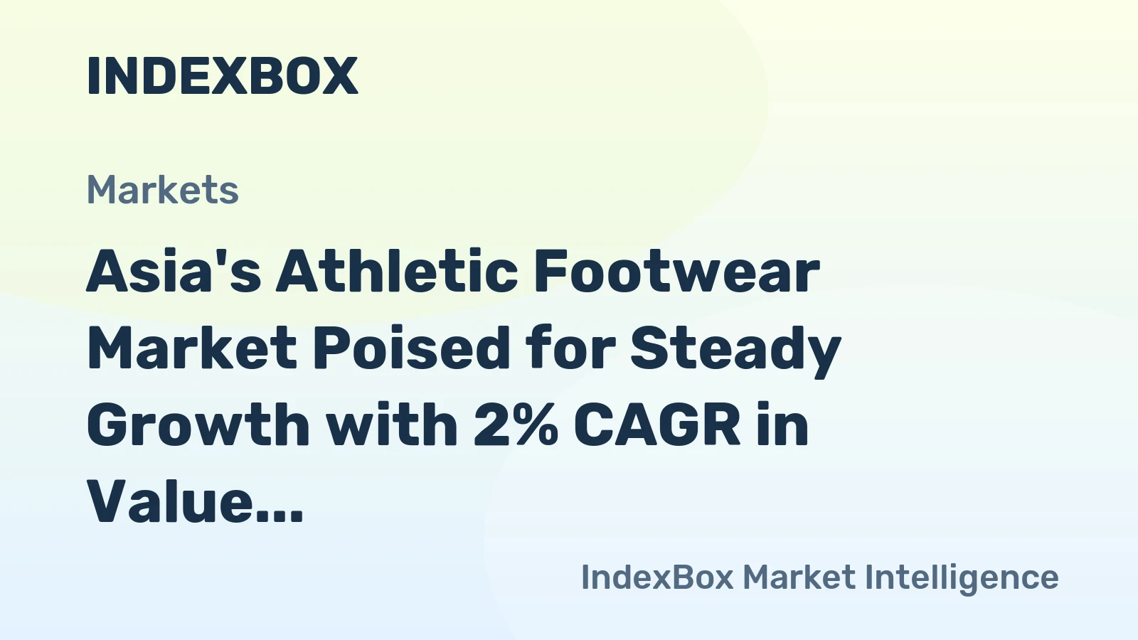 Asia's Athletic Footwear Market Poised for Steady Growth with 2% CAGR in Value Through 2035
