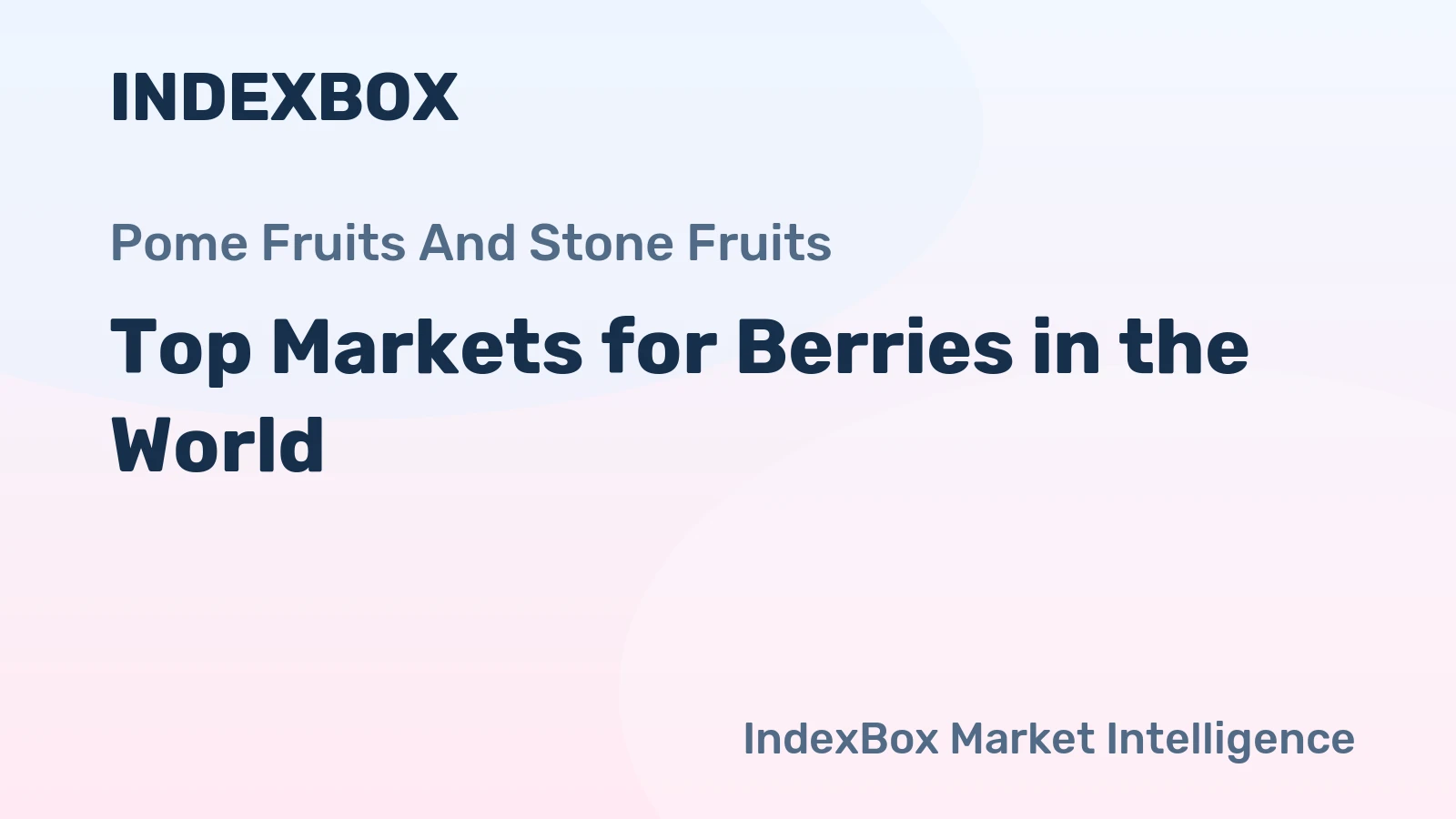 Top Markets for Berries in the World