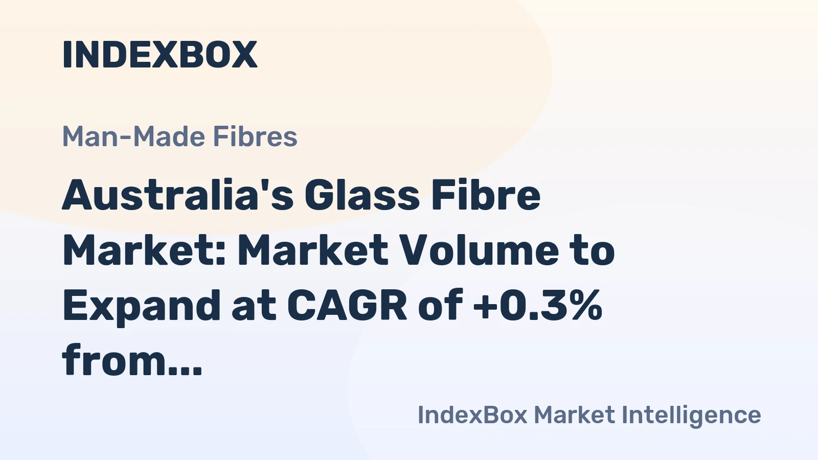 Australia's Glass Fibre Market: Market Volume to Expand at CAGR of +0.3% from 2024 to 2035