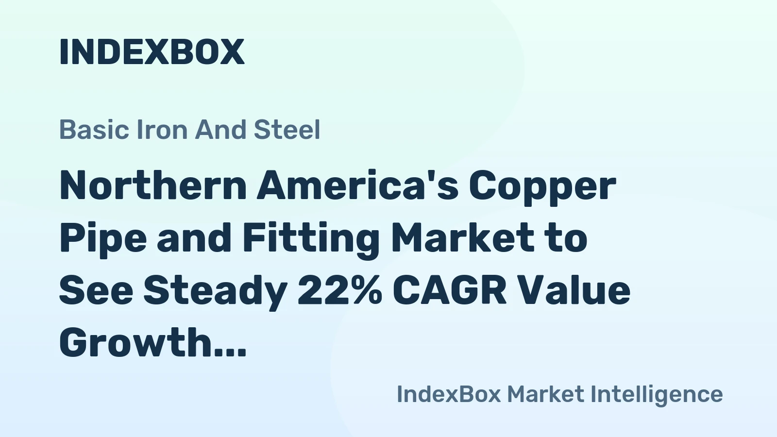 Northern America's Copper Pipe and Fitting Market to See Steady 22% CAGR Value Growth Through 2035