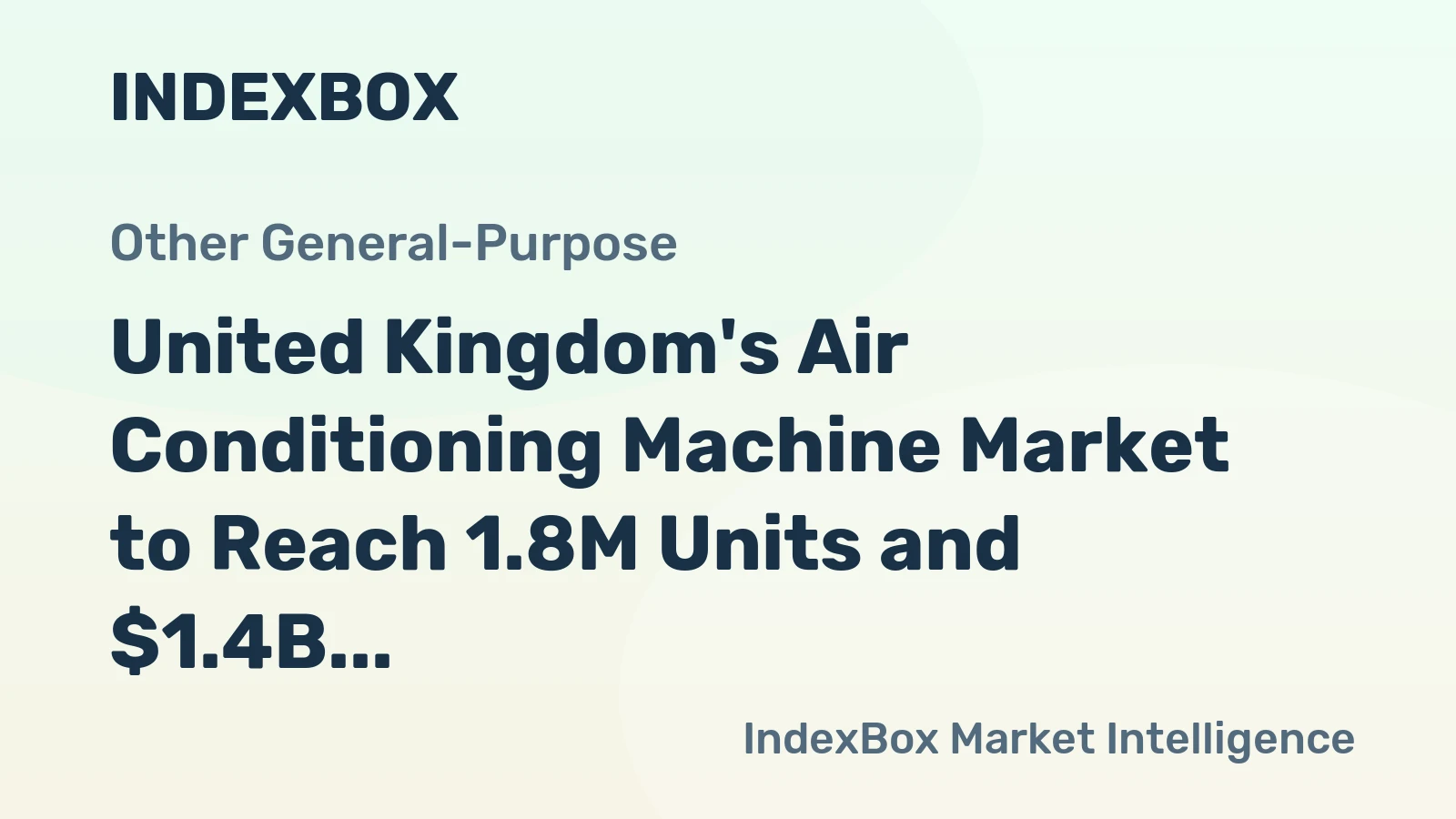United Kingdom's Air Conditioning Machine Market to Reach 1.8M Units and $1.4B by 2035