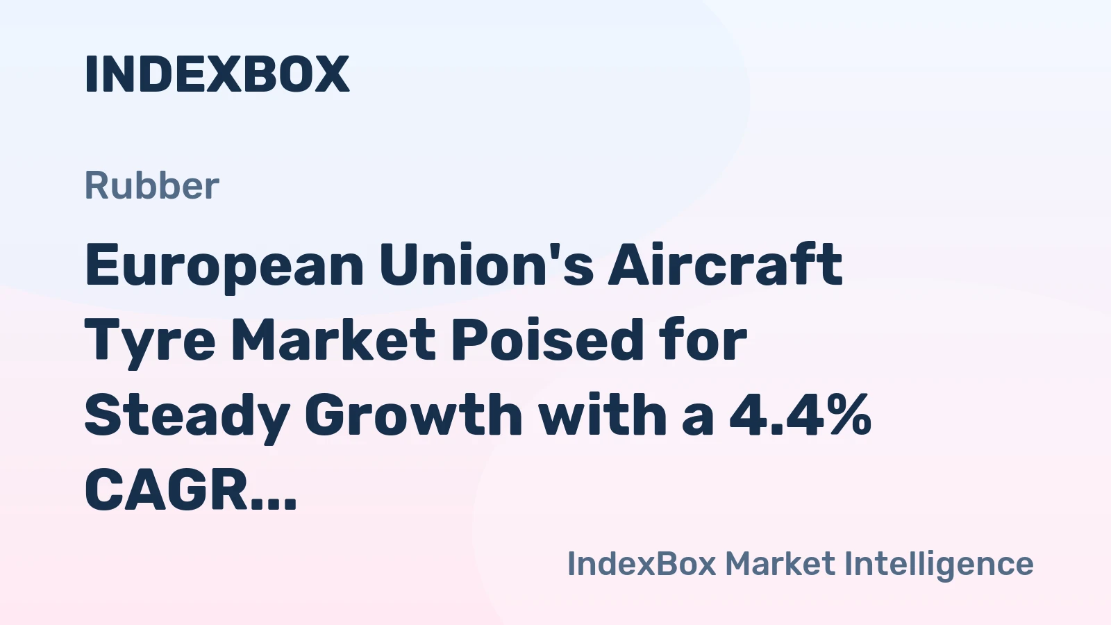 European Union's Aircraft Tyre Market Poised for Steady Growth with a 4.4% CAGR in Value