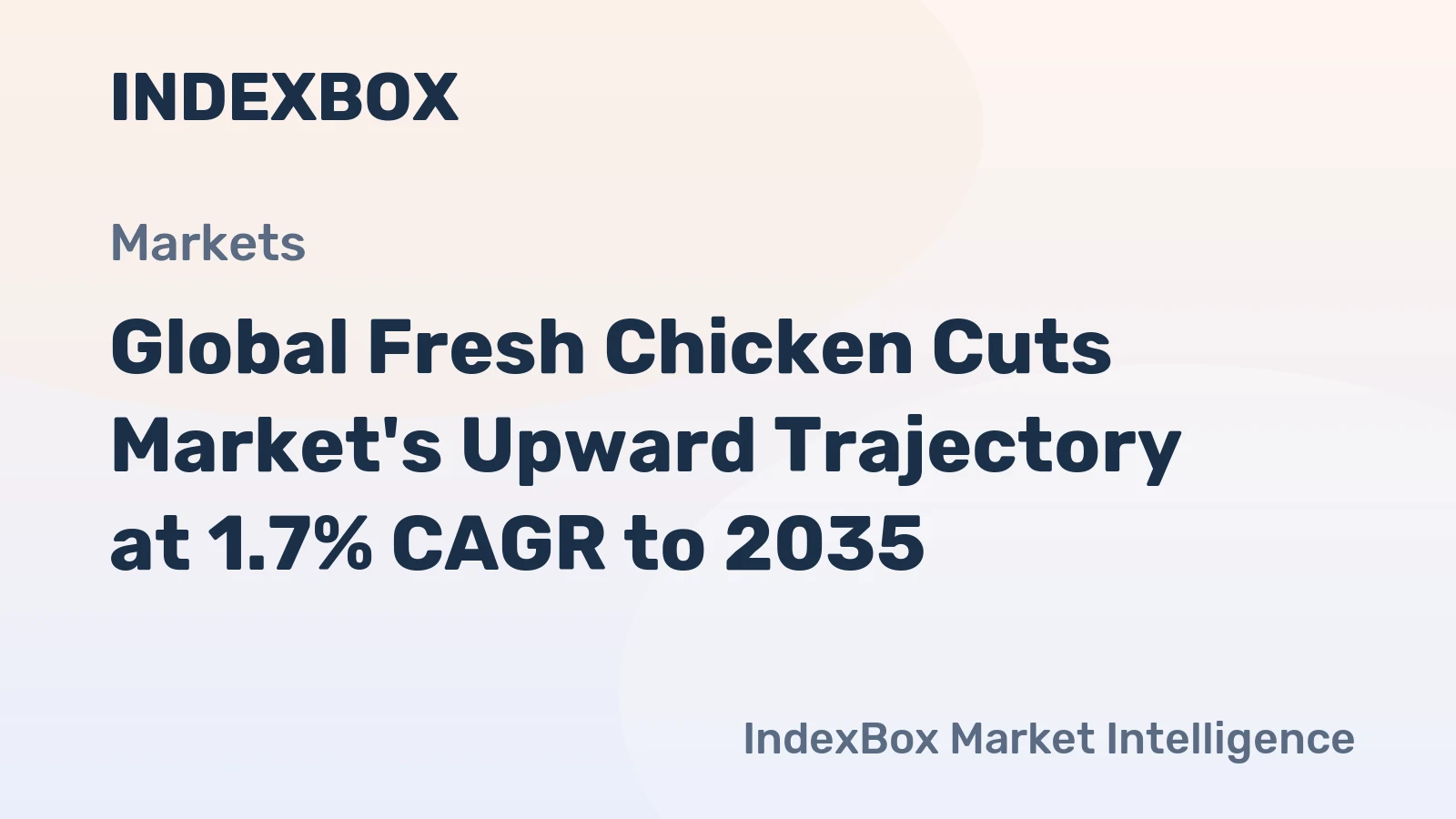 Global Fresh Chicken Cuts Market's Upward Trajectory at 1.7% CAGR to 2035