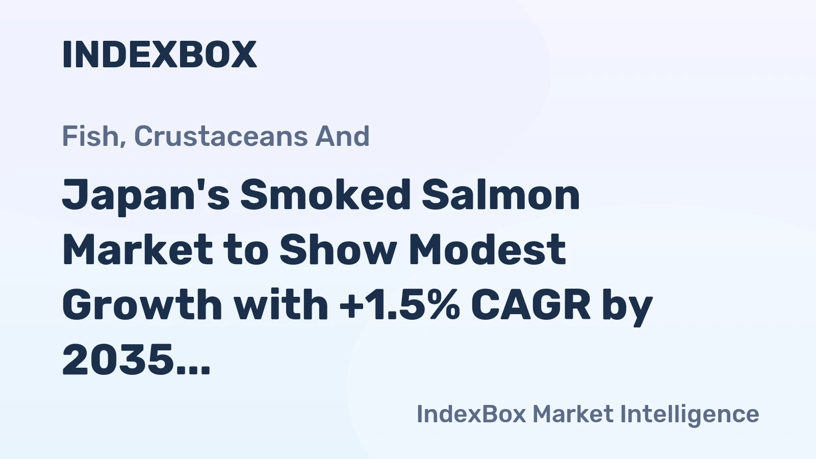 Japan's Smoked Salmon Market to Show Modest Growth with +1.5% CAGR by 2035