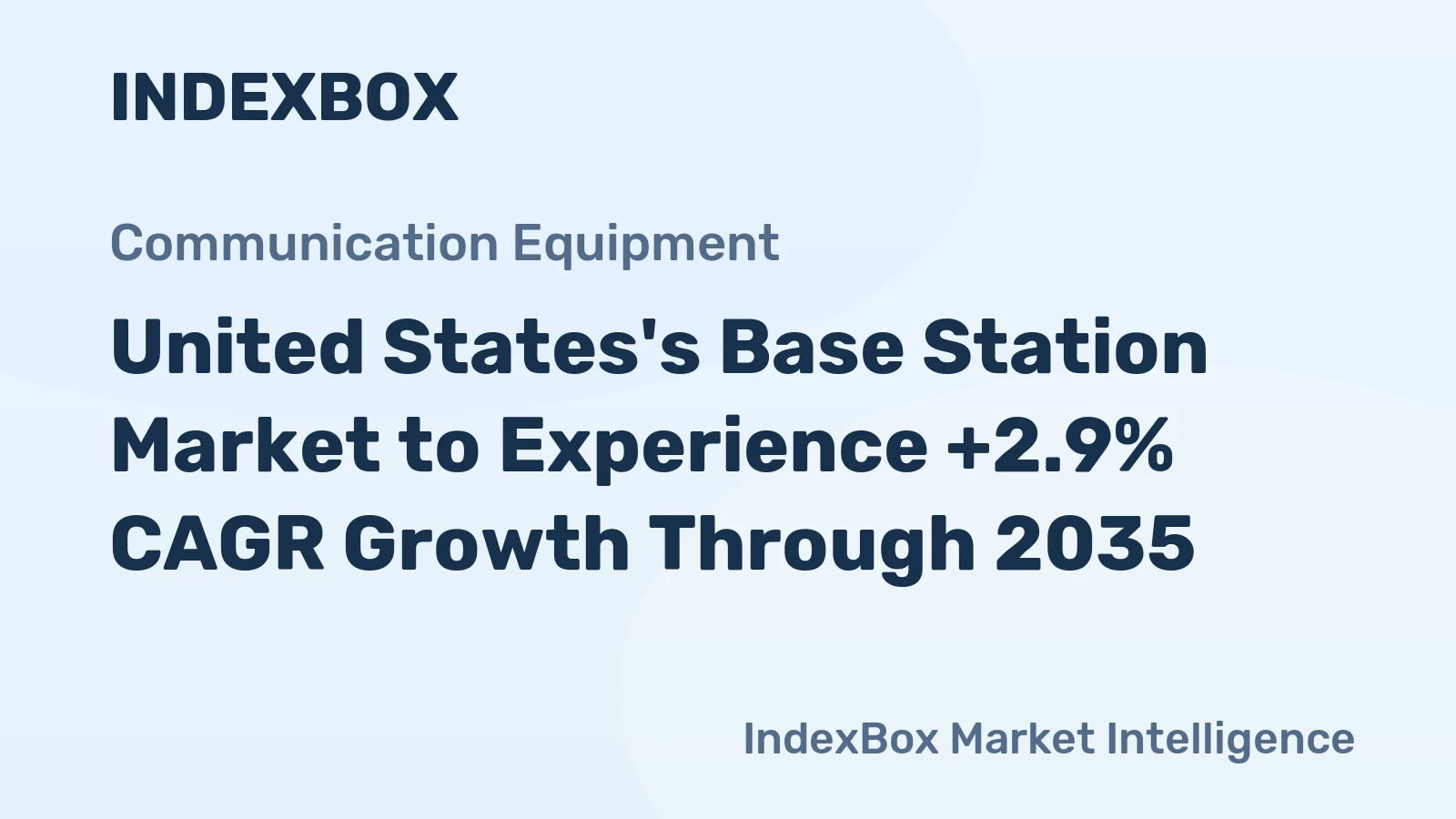 United States's Base Station Market to Experience +2.9% CAGR Growth Through 2035