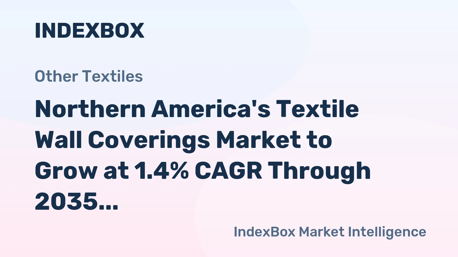 Northern America's Textile Wall Coverings Market to Grow at 1.4% CAGR Through 2035