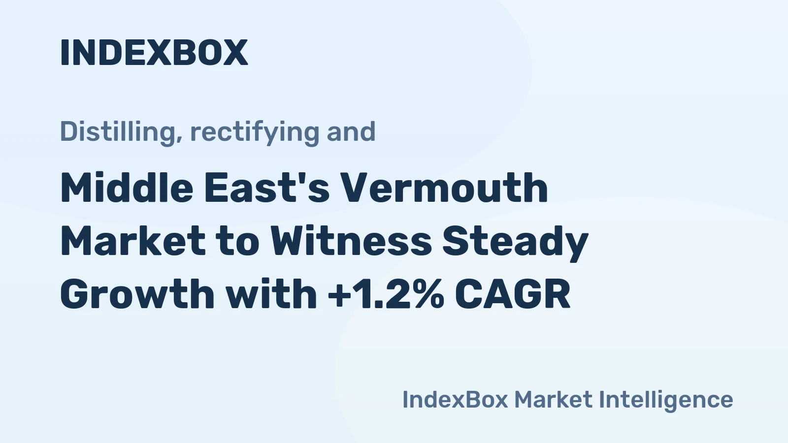 Middle East's Vermouth Market to Witness Steady Growth with +1.2% CAGR