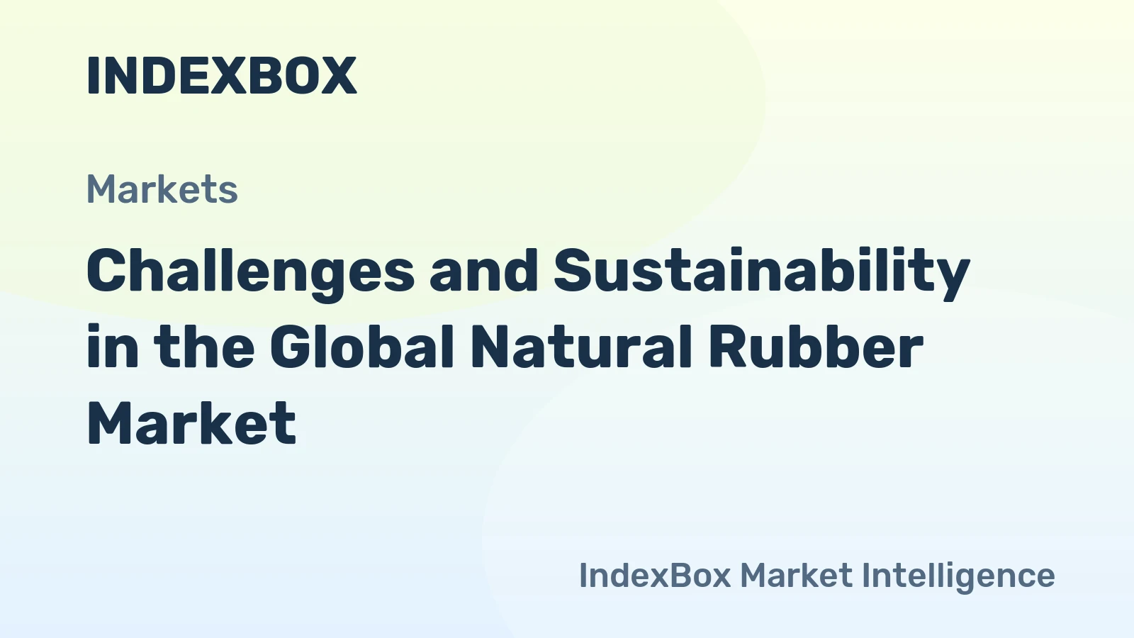 Challenges and Sustainability in the Global Natural Rubber Market