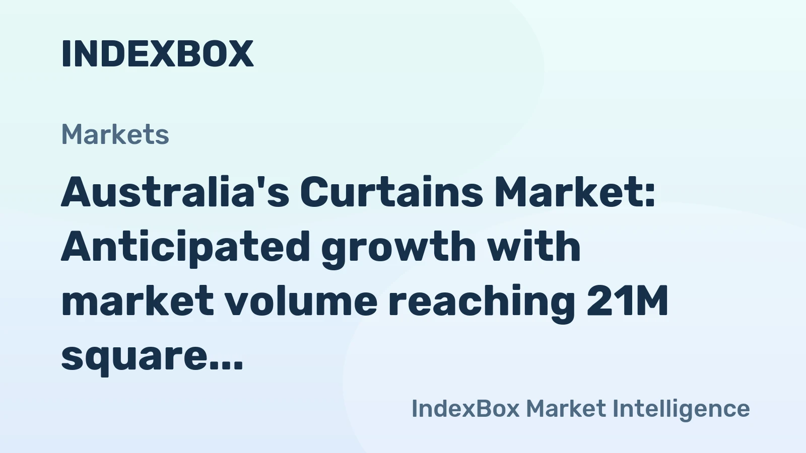 Australia's Curtains Market: Anticipated growth with market volume reaching 21M square meters and market value hitting $54M by 2035.