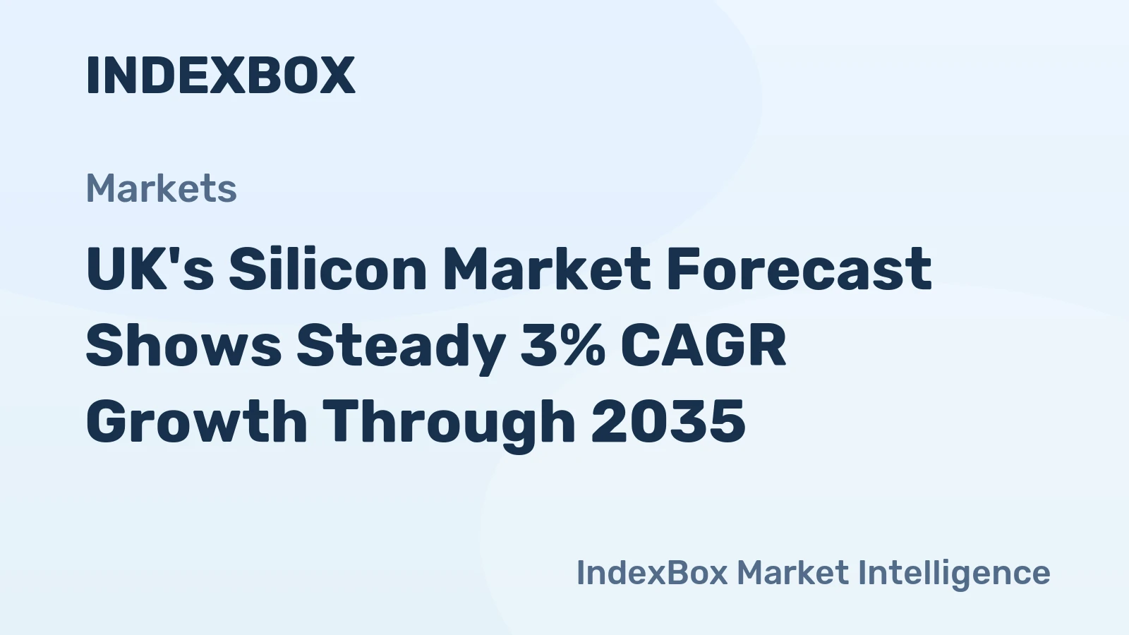 UK's Silicon Market Forecast Shows Steady 3% CAGR Growth Through 2035