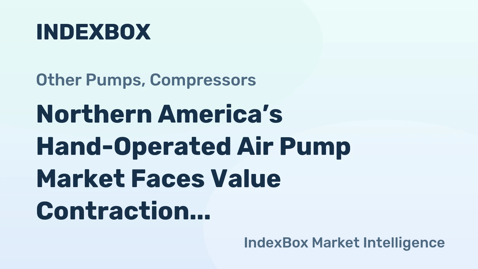 Northern America’s Hand-Operated Air Pump Market Faces Value Contraction Despite Volume Growth