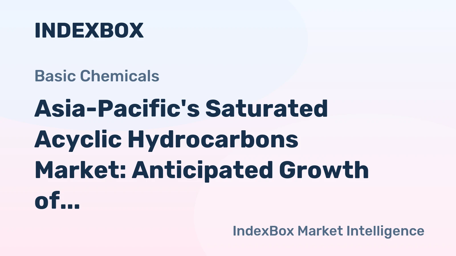 Asia-Pacific's Saturated Acyclic Hydrocarbons Market: Anticipated Growth of 13M tons in Volume and $11.4B in Value by 2035