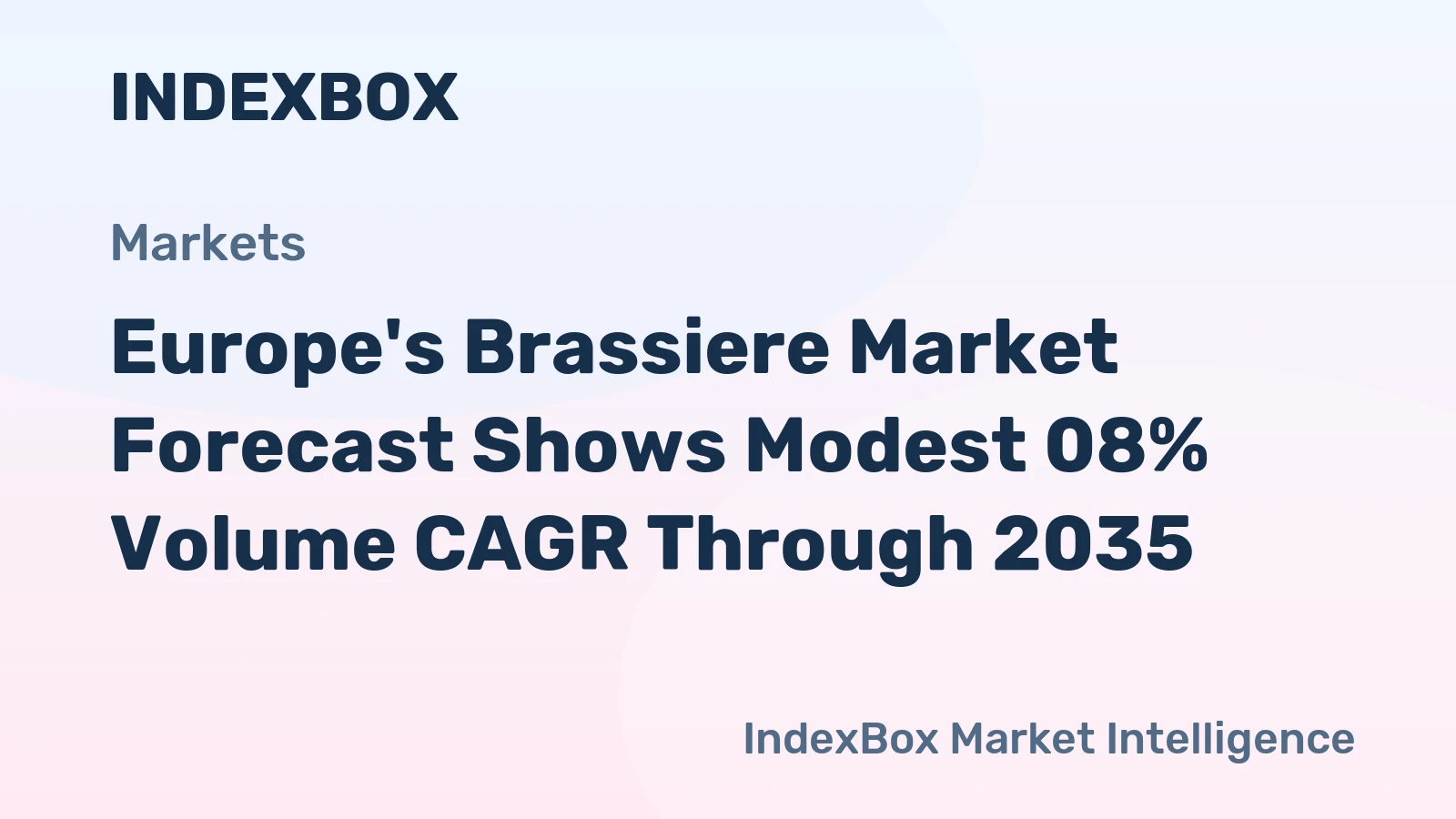 Europe's Brassiere Market Forecast Shows Modest 08% Volume CAGR Through 2035