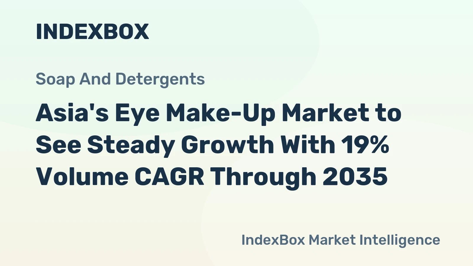 Asia's Eye Make-Up Market to See Steady Growth With 19% Volume CAGR Through 2035