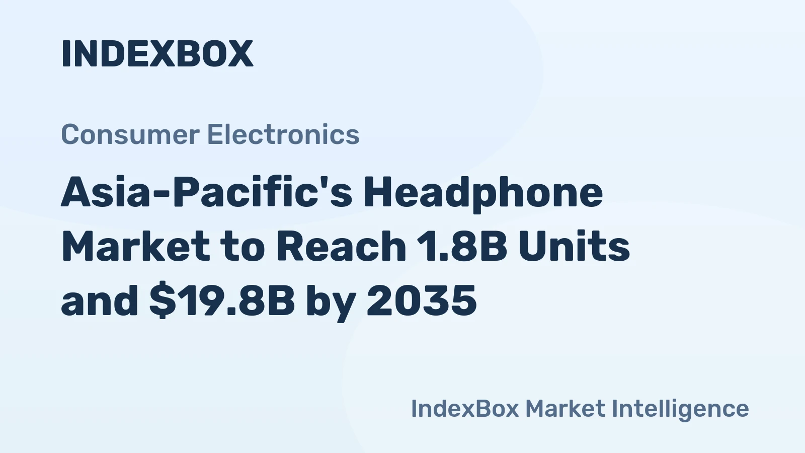 Asia-Pacific's Headphone Market to Reach 1.8B Units and $19.8B by 2035