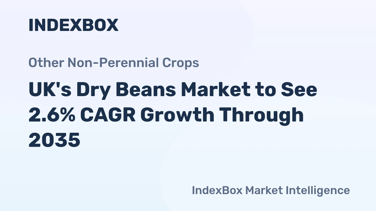 UK's Dry Beans Market to See 2.6% CAGR Growth Through 2035